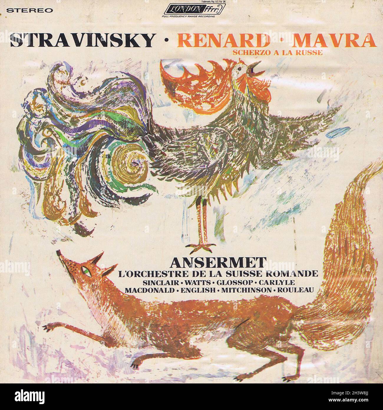 Stravinsky Renard Mavra - Ansermet R2R London - Classical Music Vintage ...