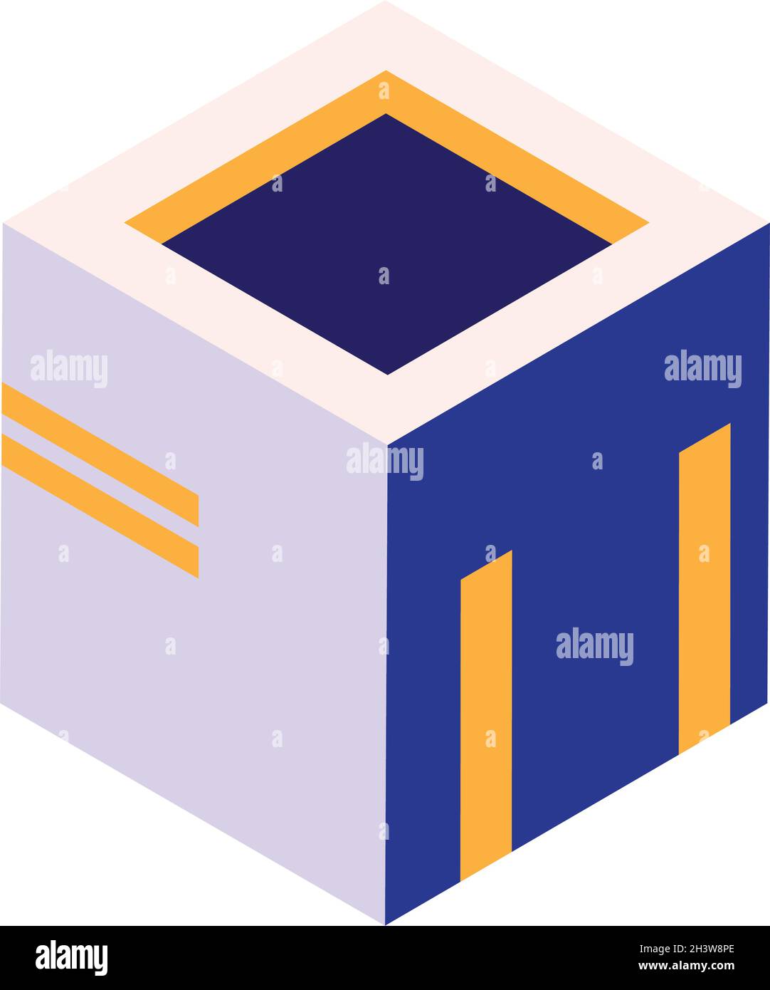 isometric block icon Stock Vector Image & Art - Alamy