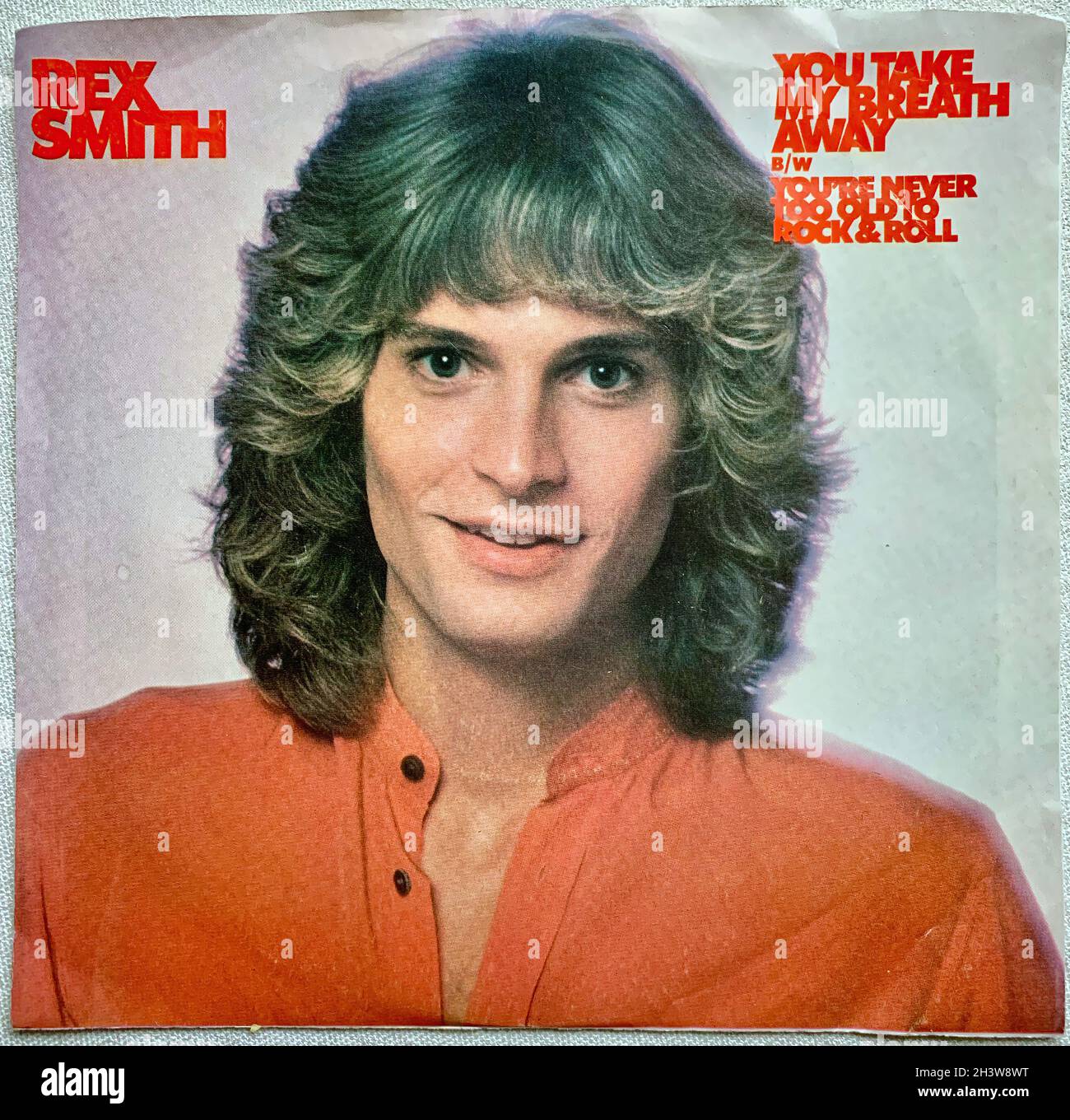 Rex Smith (1979) 7 Inch Single - Original Vinyl Record Stock Photo - Alamy