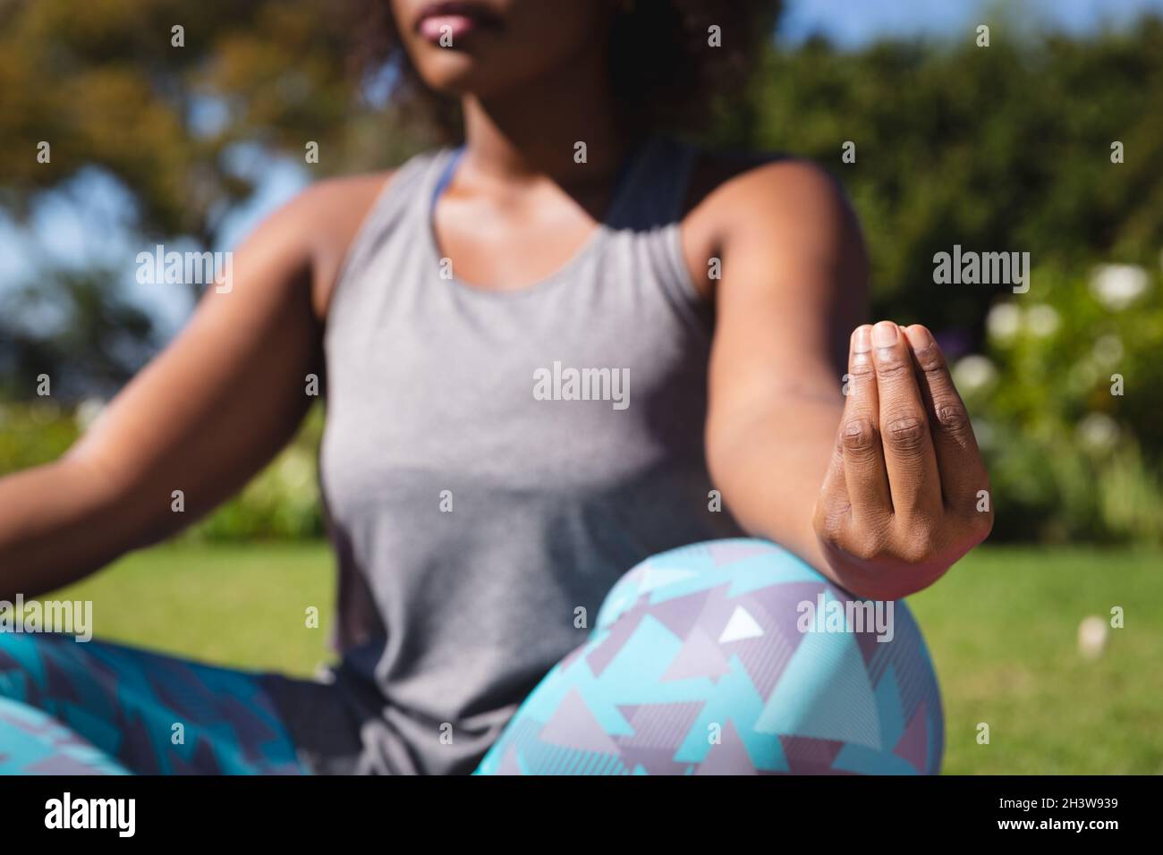 Midsection african american woman in hi-res stock photography and ...
