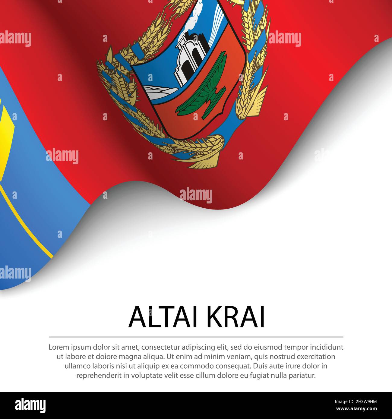 Altai flag Stock Vector Images - Alamy