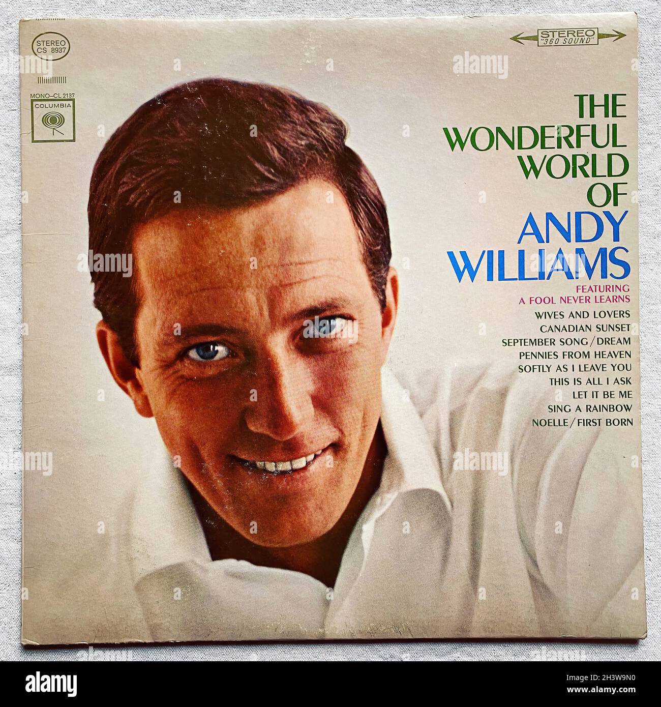 Andy Williams Lp (1960s) - Original Vinyl Record 04 Stock Photo - Alamy
