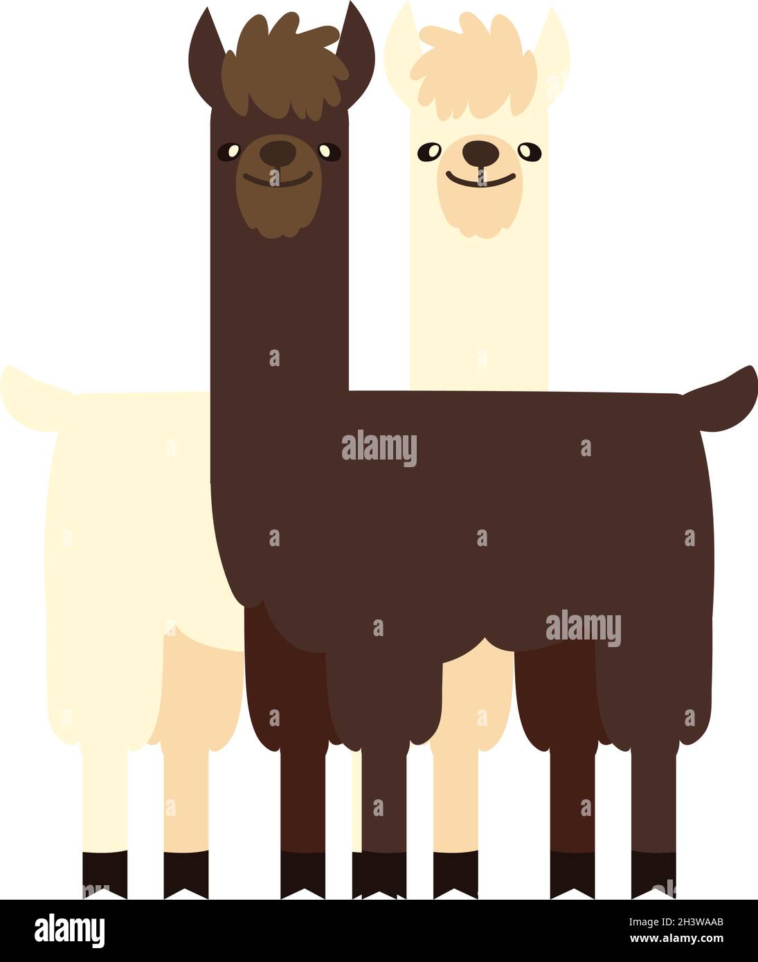 cartoon llamas animal Stock Vector Image & Art - Alamy