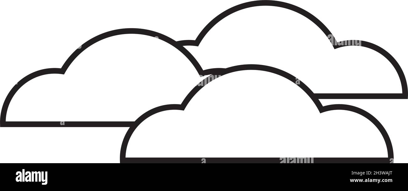 linear clouds sky Stock Vector Image & Art - Alamy