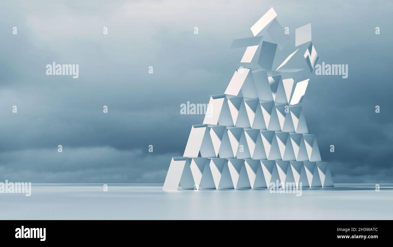 House Of Cards Collapsing Gif