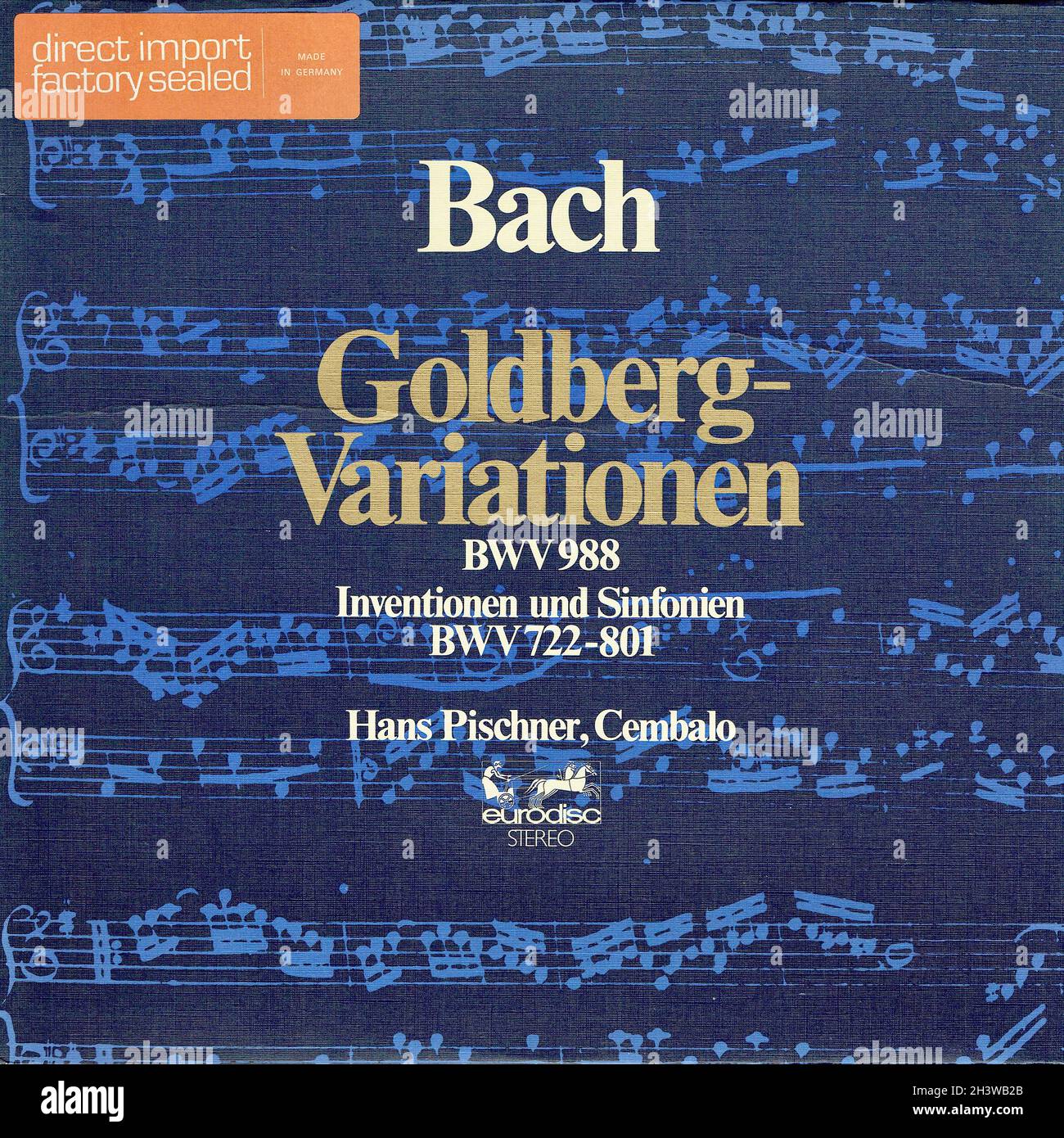 Bach Goldberg Variations â€¢ Inventions and Sinfonias - Pischner Eurodisc 1 - Classical Music ...
