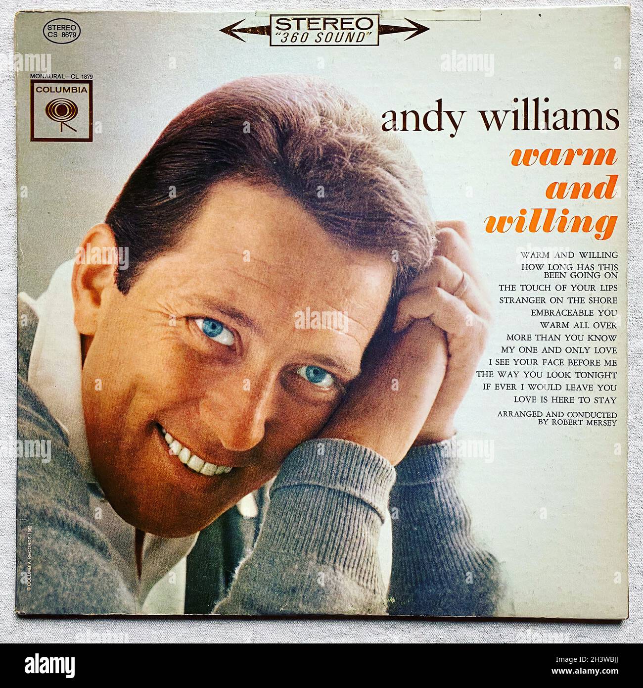 Andy Williams Lp (1960s) - Original Vinyl Record 01 Stock Photo - Alamy