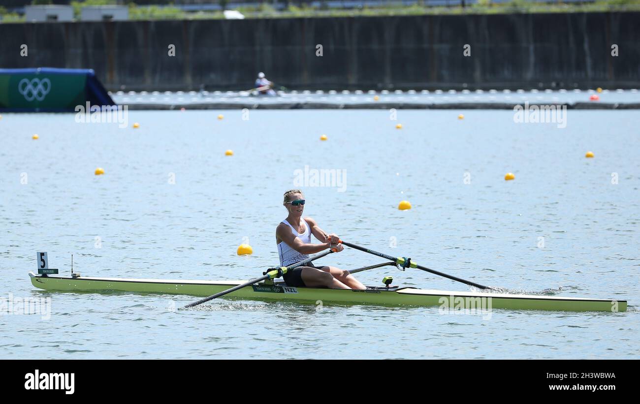 JULY 23rd, 2021 - TOKYO, JAPAN: Emma TWIGG of New Zealand wins the ...