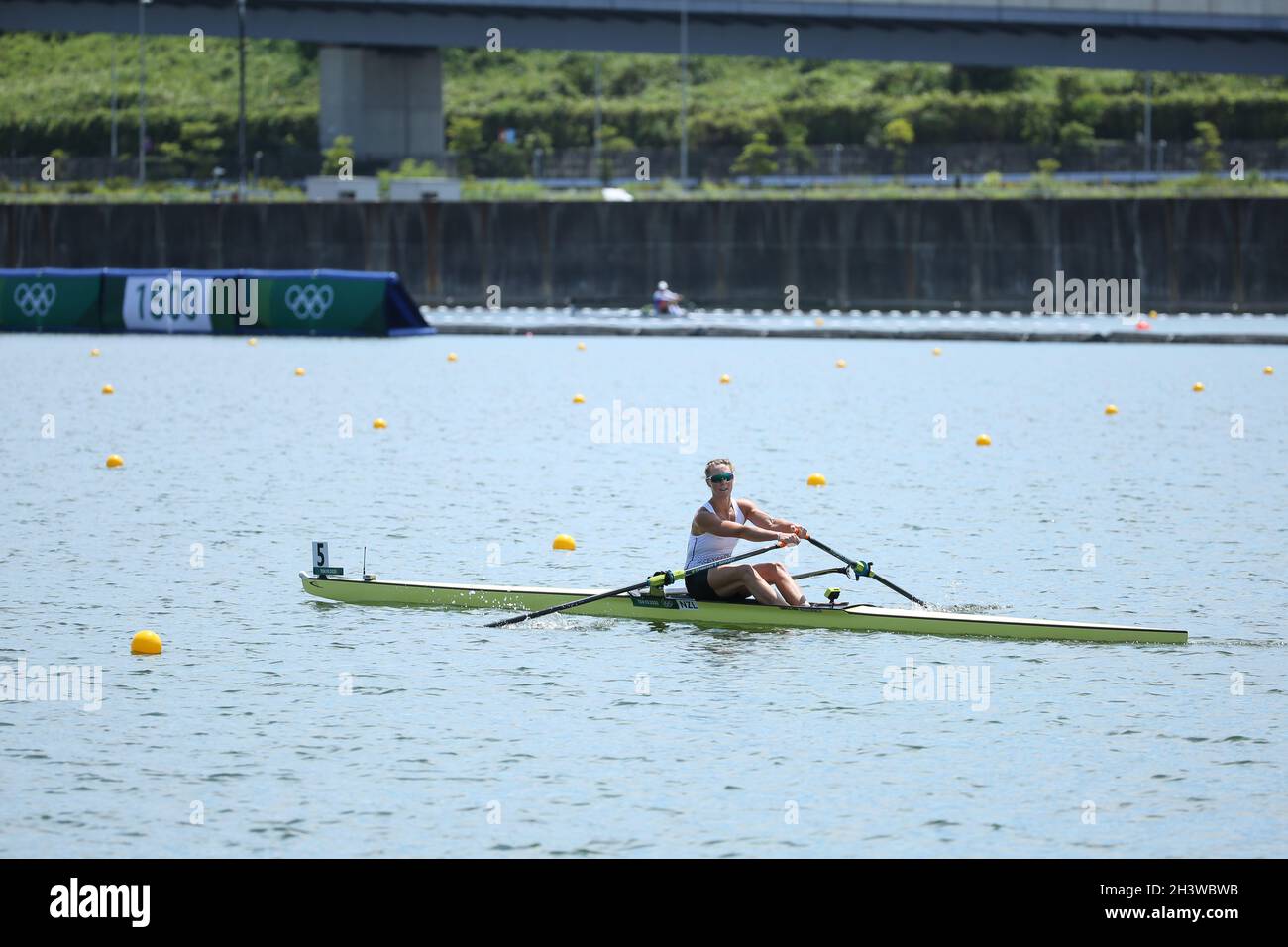 JULY 23rd, 2021 - TOKYO, JAPAN: Emma TWIGG of New Zealand wins the ...