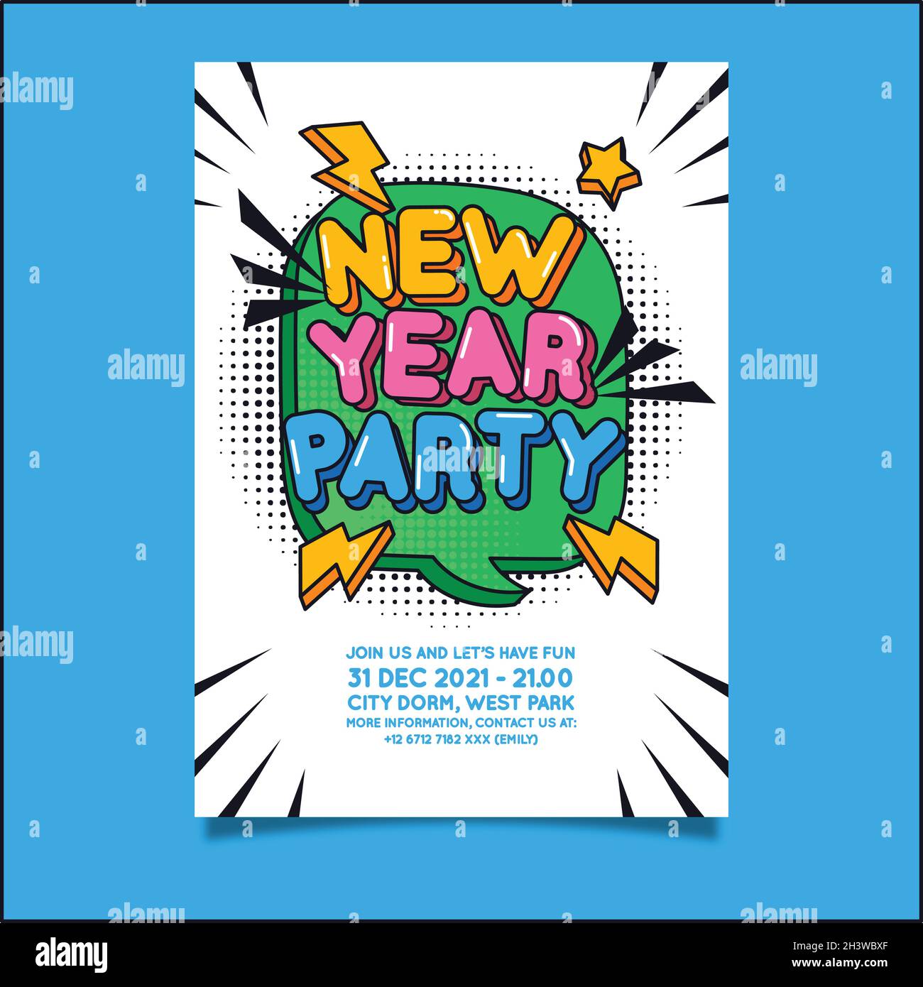2022 New Years Eve Party Flyers