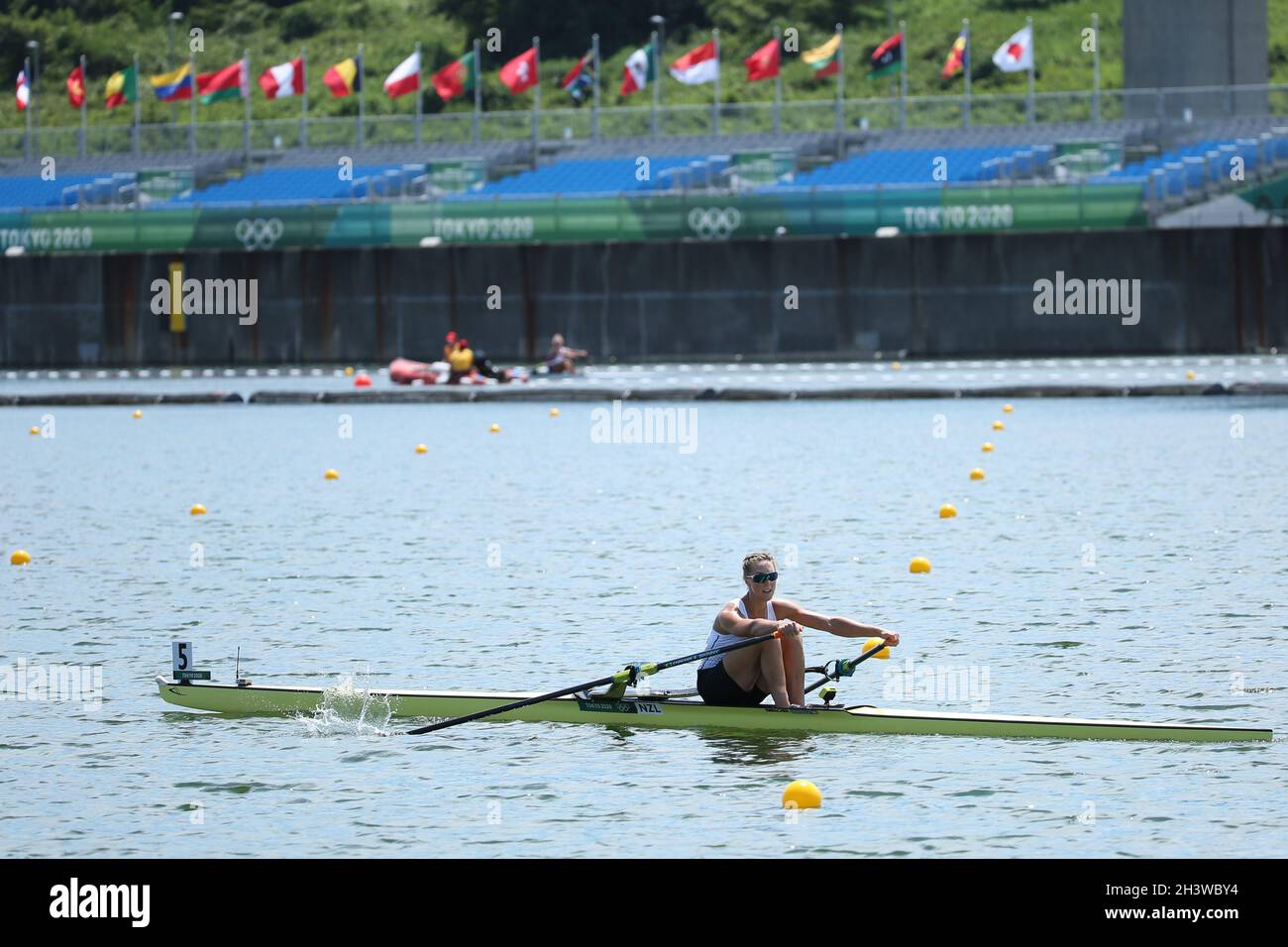 JULY 23rd, 2021 - TOKYO, JAPAN: Emma TWIGG of New Zealand wins the ...