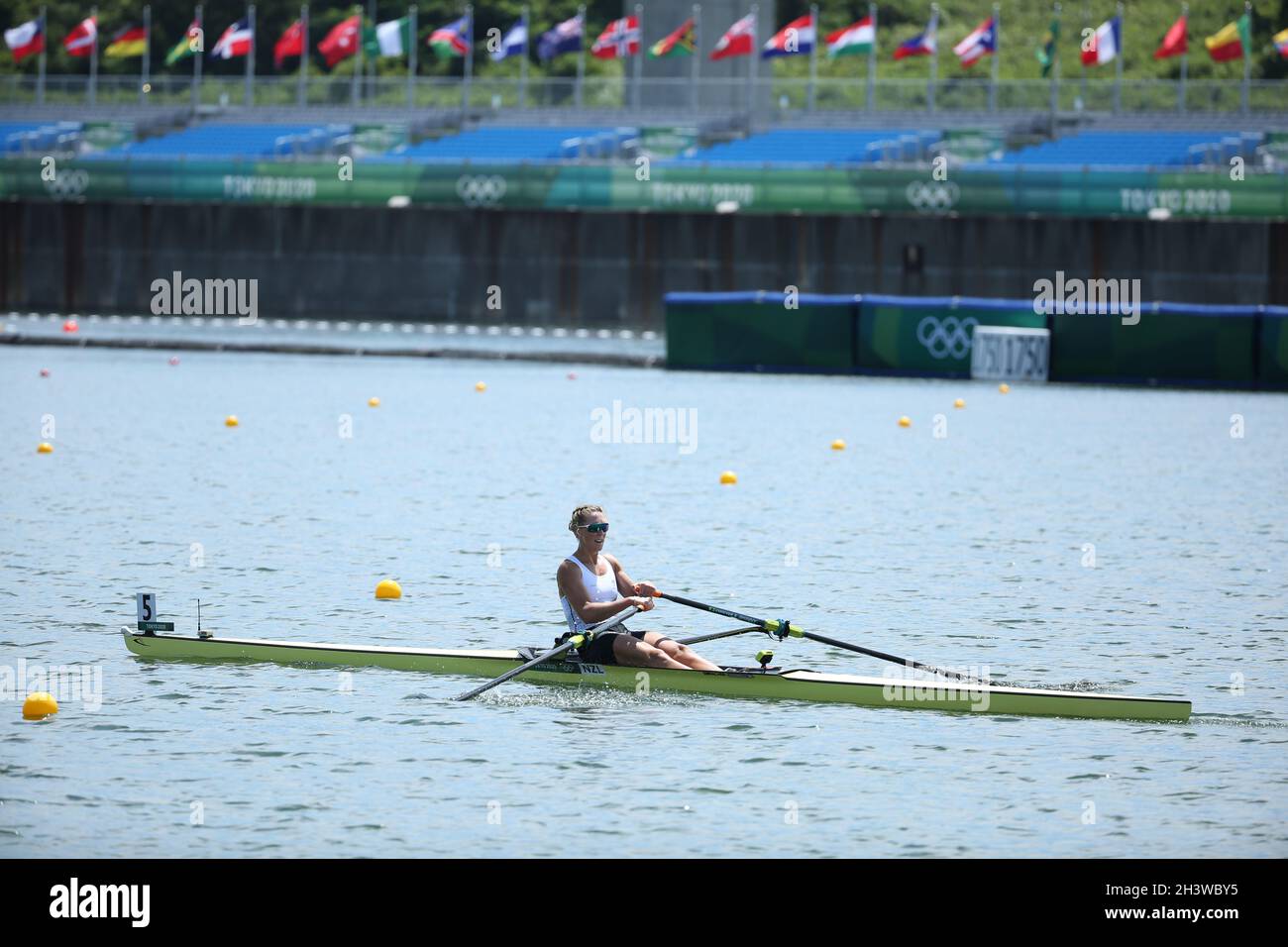 JULY 23rd, 2021 - TOKYO, JAPAN: Emma TWIGG of New Zealand wins the ...