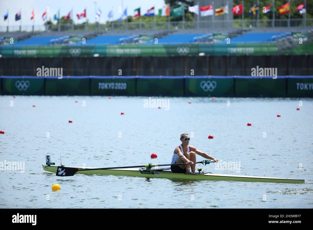 JULY 23rd, 2021 - TOKYO, JAPAN: Emma TWIGG of New Zealand wins the ...