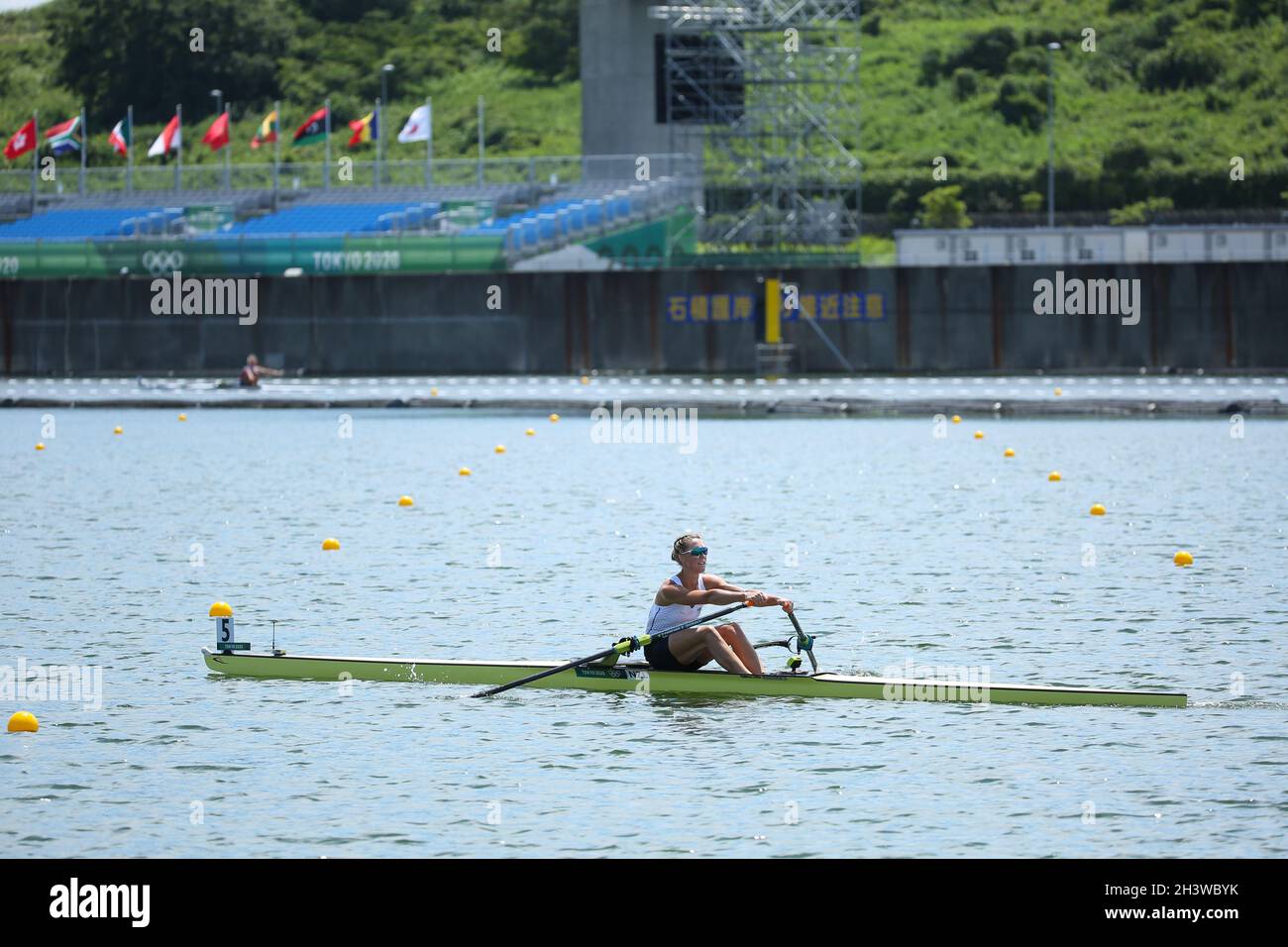 JULY 23rd, 2021 - TOKYO, JAPAN: Emma TWIGG of New Zealand wins the ...