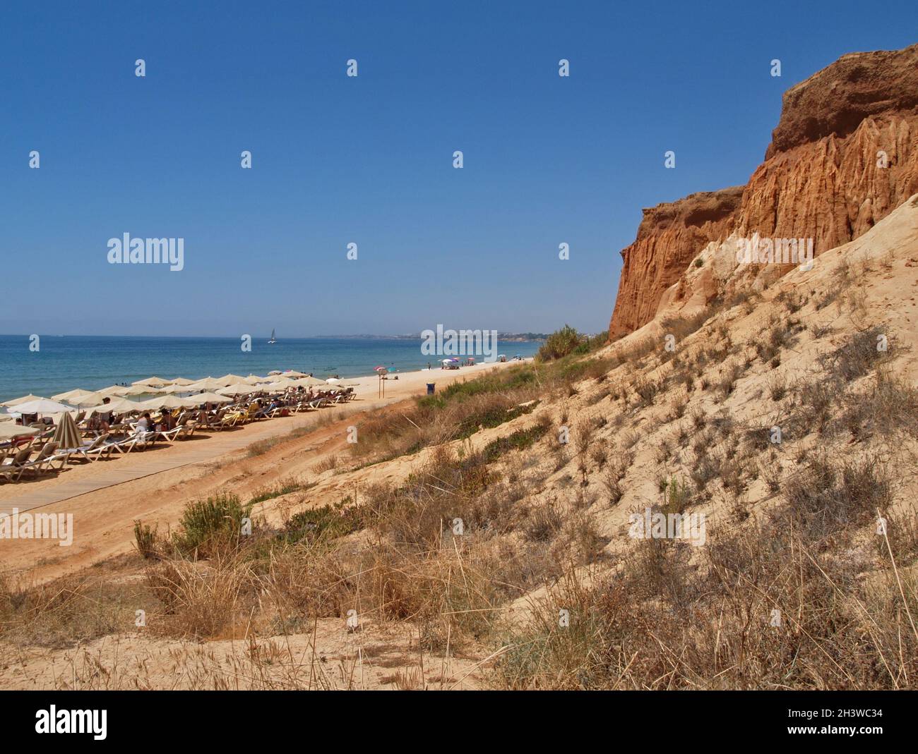 Falesia beach in Albufeira, Algarve - Portugal Stock Photo - Alamy