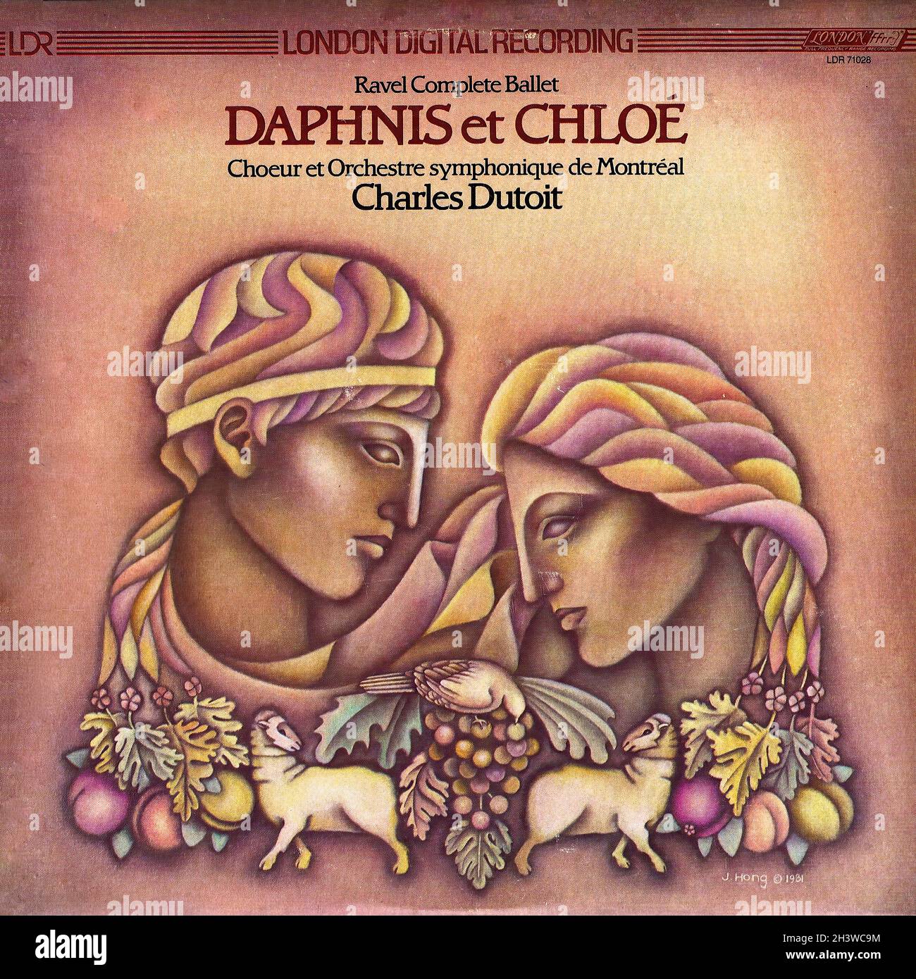 Ravel Daphnis et ChloeÌ - Dutoit London Digital 1 - Classical Music Vintage Vinyl Record Stock ...