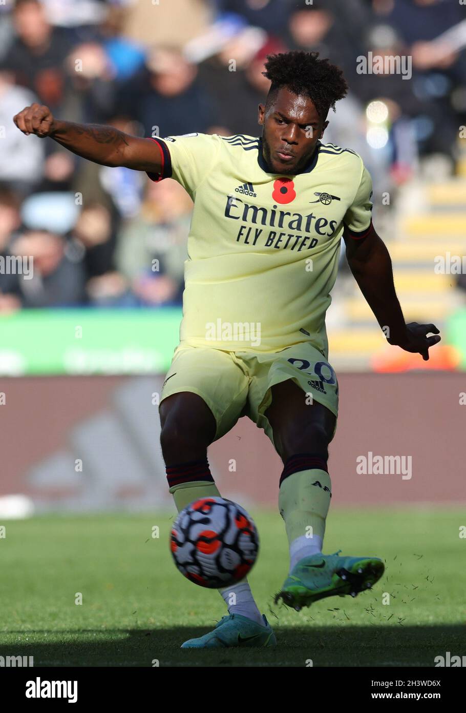 Leicester, England, 30th October 2021. Nuno Tavares of Arsenal during ...