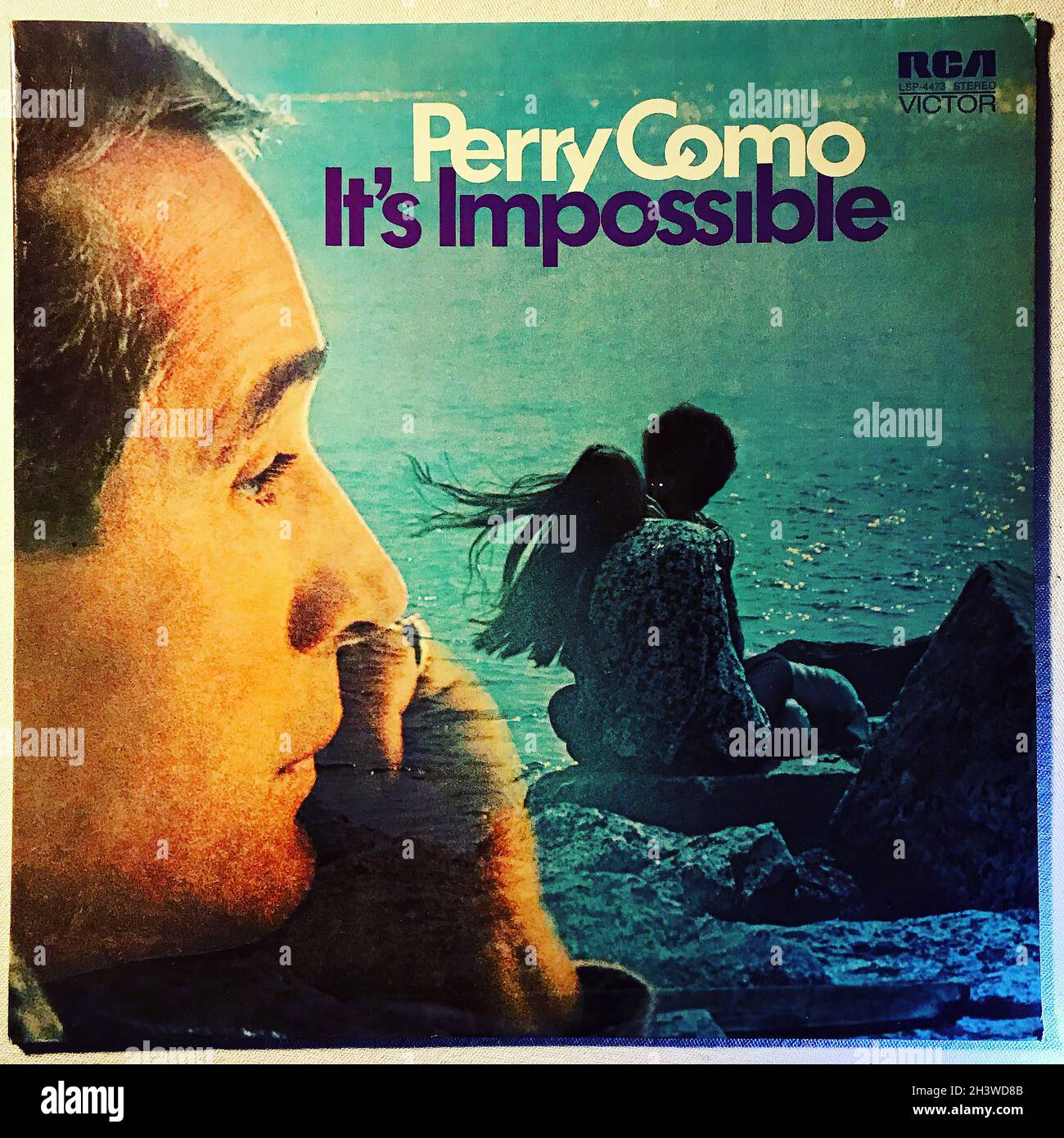 1970 Vintage Vinyl - Perry Como - Original Vinyl Record Stock Photo - Alamy
