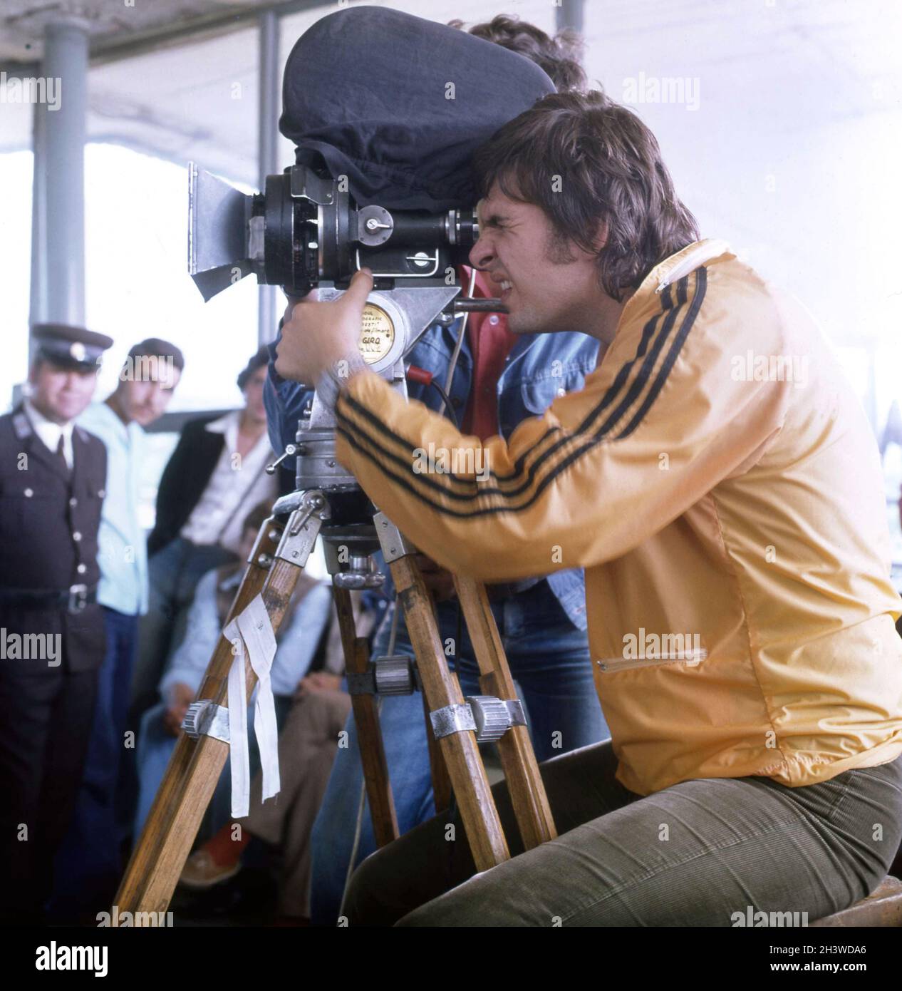 The Romanian cinematographer Valentin Ducaru, approx. 1978 Stock Photo ...