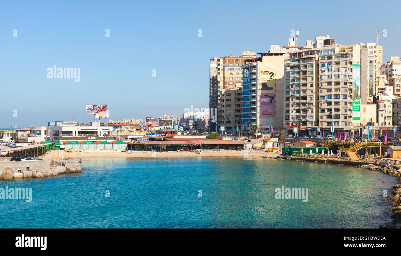 Alexandria Egypt Skyline Cityscape High Resolution Stock Photography ...