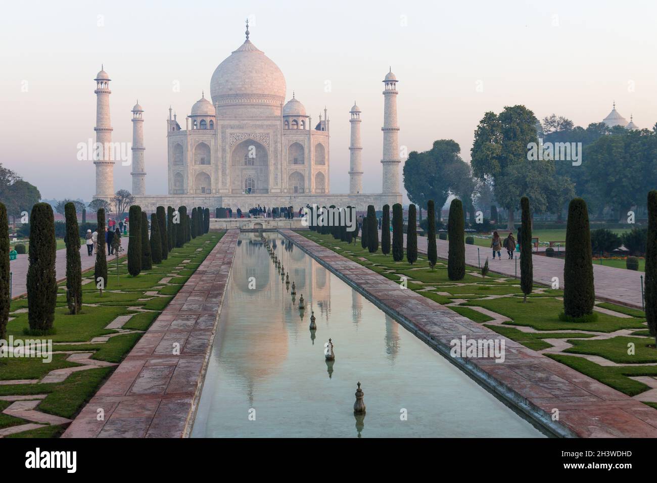 Taj Mahal and its reflection Stock Photo - Alamy
