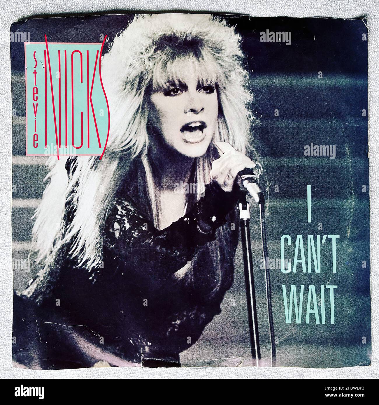 Stevie Nicks - I Can't Wait (1985) - Original Vinyl Record Stock Photo ...