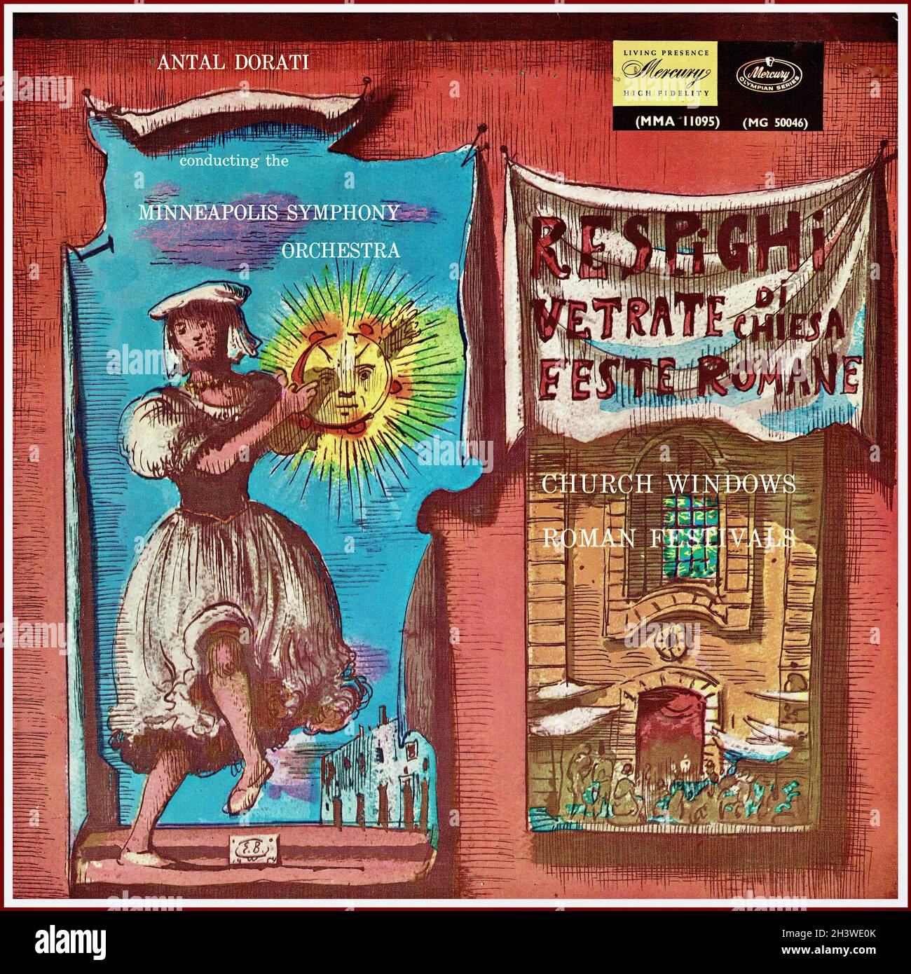 Respighi Vetrate di Chiesa â€¢ Feste Romane - Dorati MSO Mercury mono 1 ...