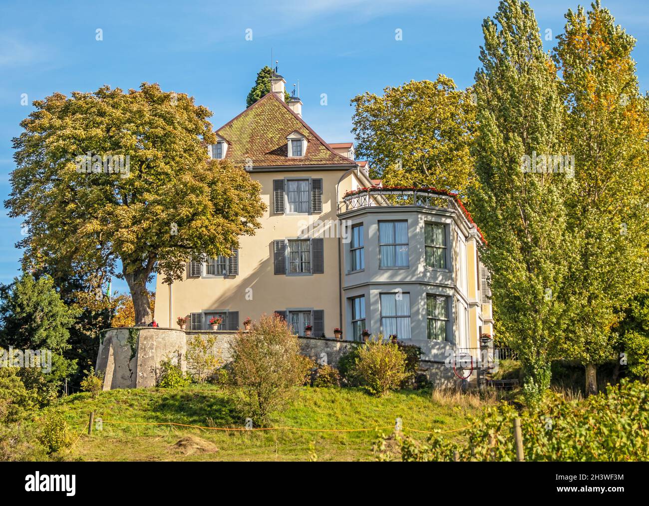 Napoleon Museum, Arenenberg Castle, Canton Thurgau, Switzerland Stock ...