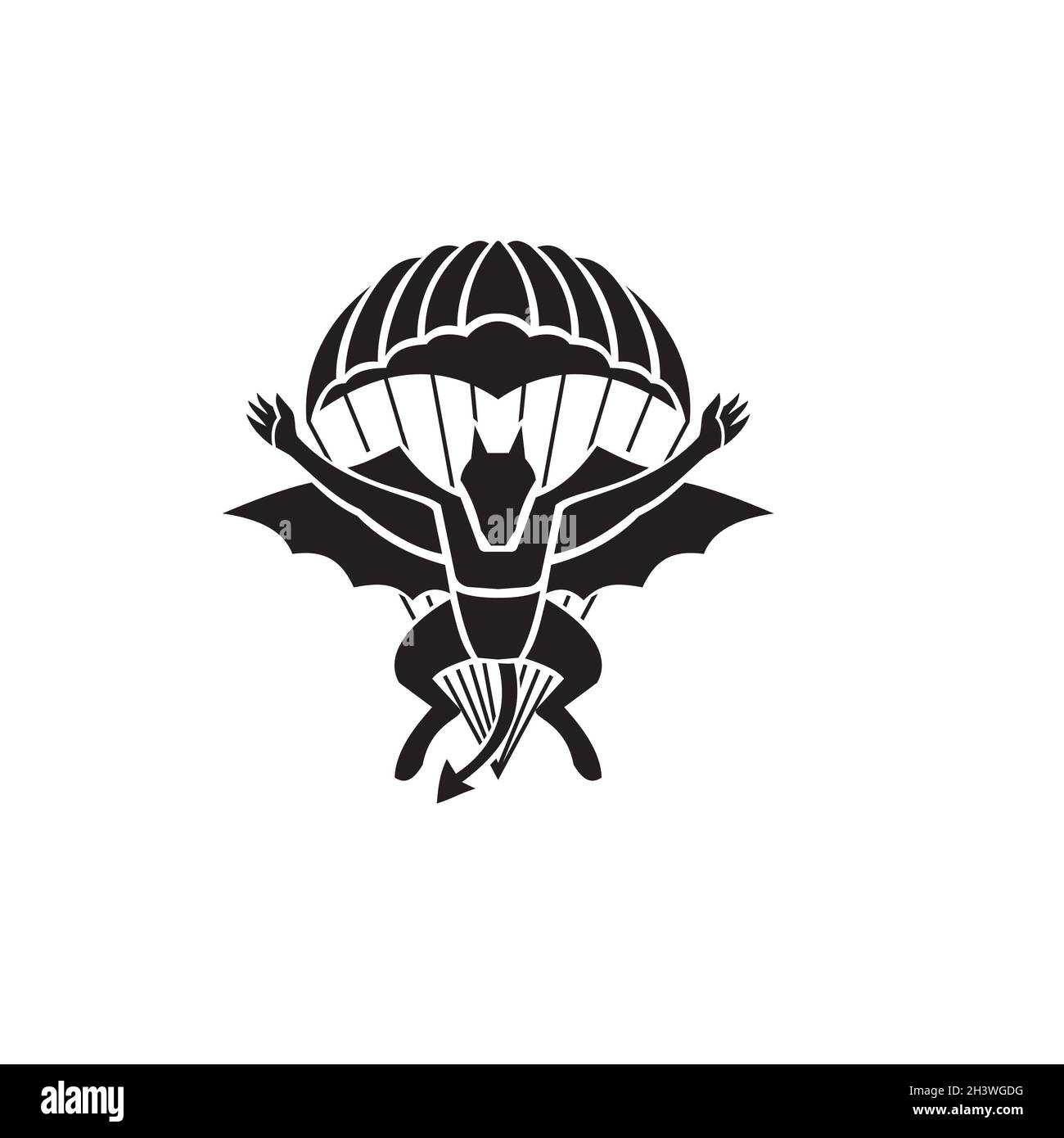 British parachute regiment badge Cut Out Stock Images & Pictures - Alamy