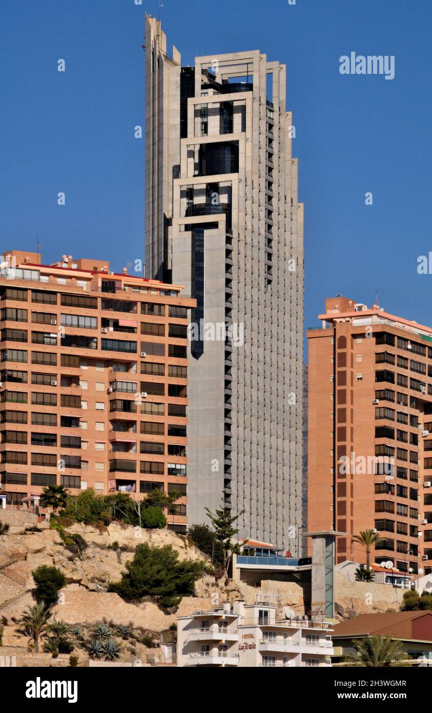 Bali Tower and Hotel in Benidorm, Alicante - Spain Stock Photo - Alamy
