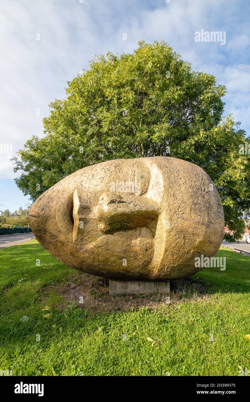 Ondre Nowakowski's statue of The Sleeping Iron Giant 1992 is one of a ...