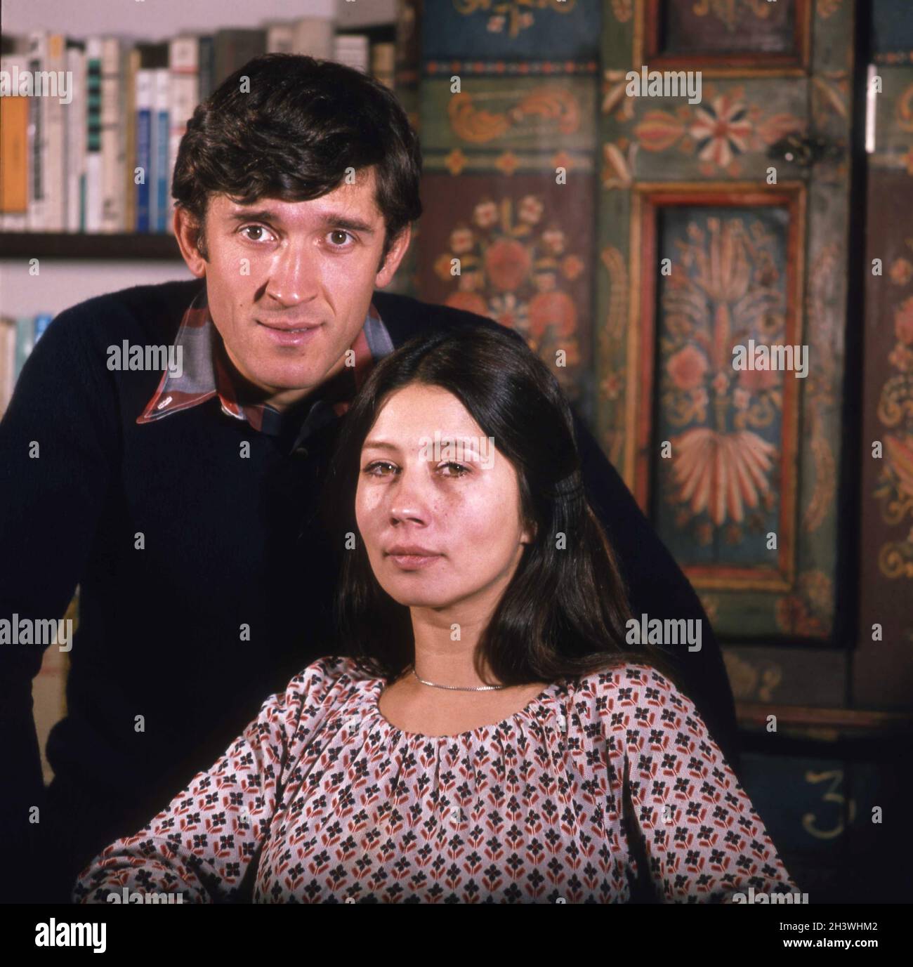 The Romanian actors Mircea Diaconu & Carmen Galin, approx. 1980 Stock ...