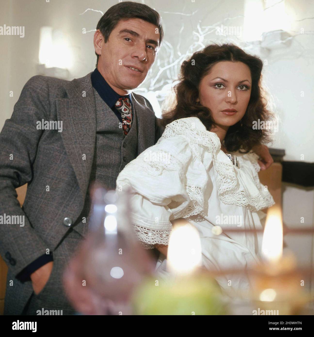 Romanian actors Tora Vasilescu & Mitica Popescu, 1980 Stock Photo - Alamy