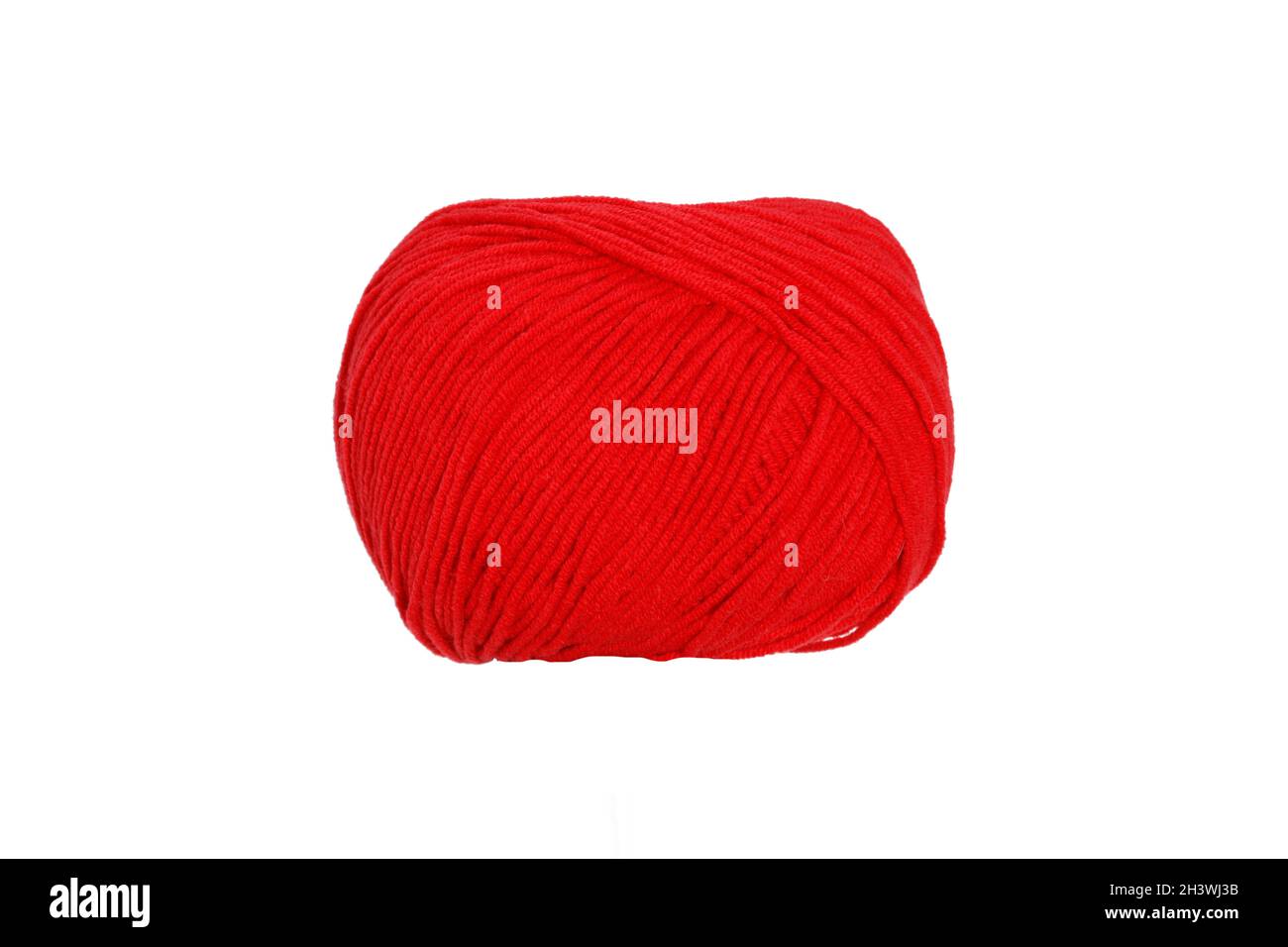 red ball of wool isolated on white background. High quality photo Stock ...