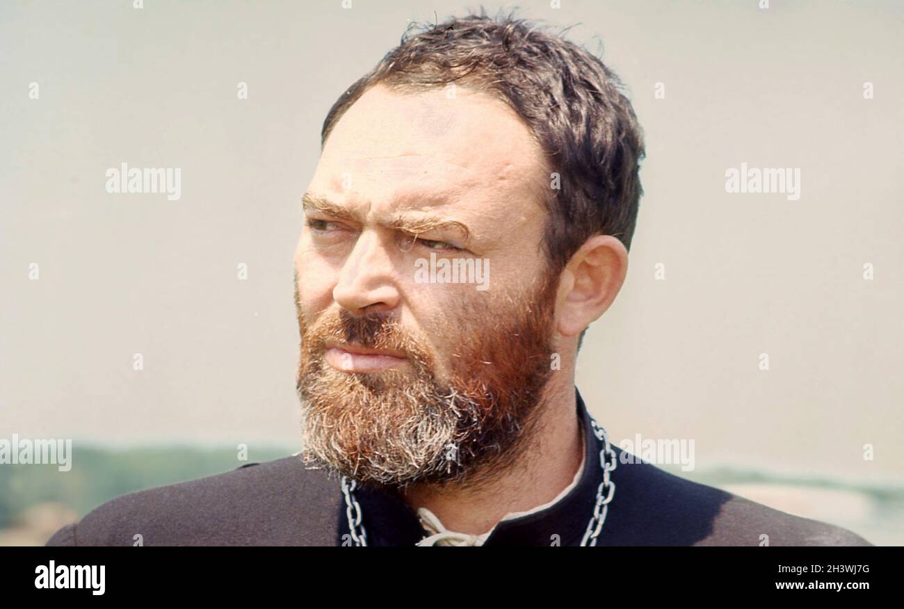 The Romanian artist Mircea Albulescu during the filming of the movie ...