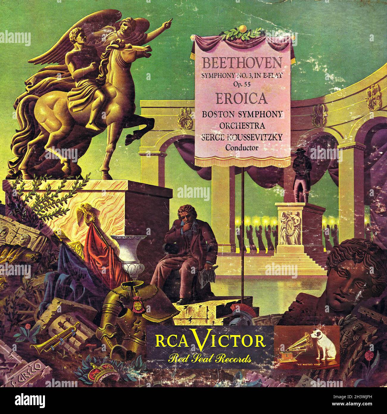Beethoven Symphony 3 - Koussevitzsky BSO RCA Victor 78 - Classical ...