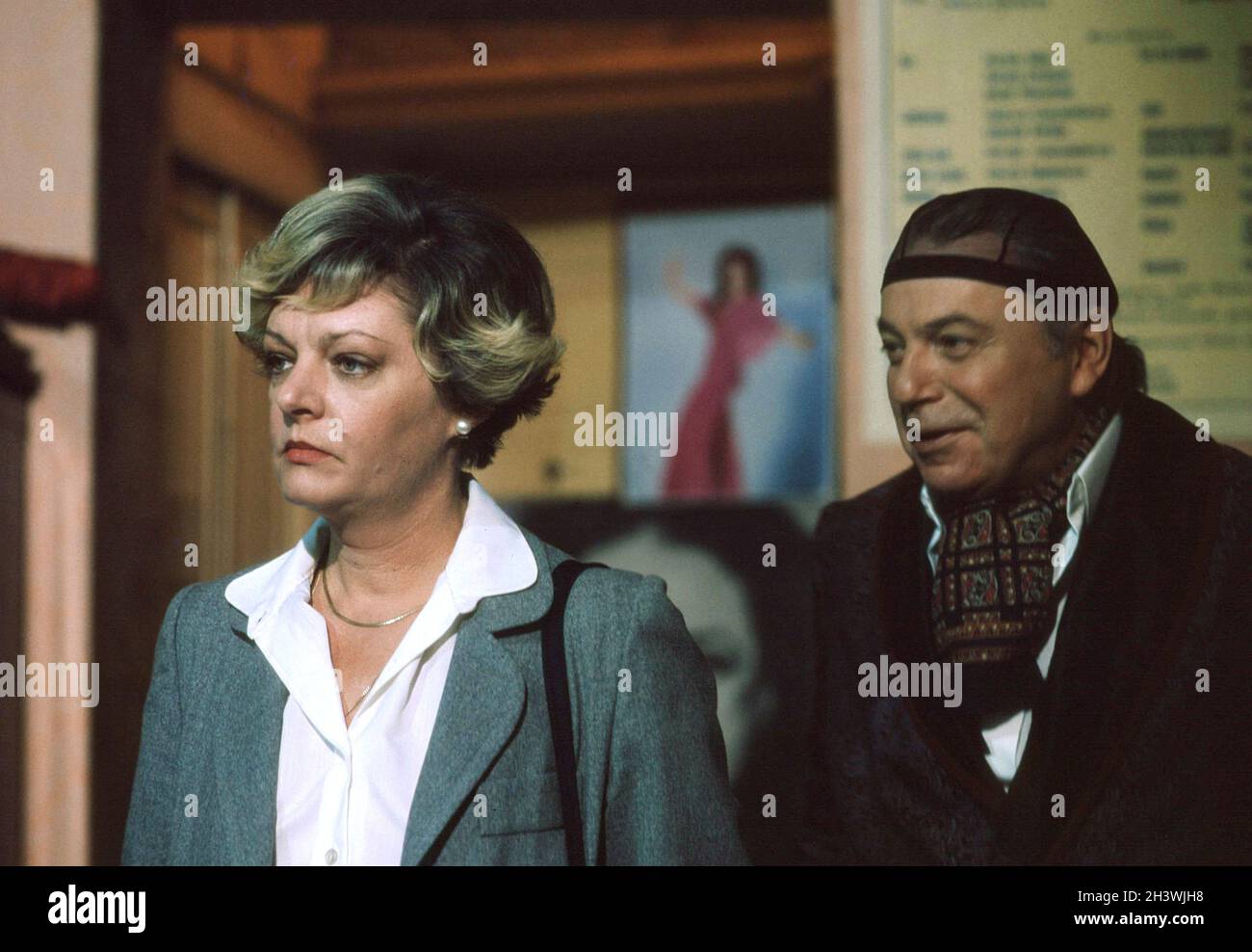 Romanian actors Ileana Stana- Ionescu & Octavian Cotescu during the ...