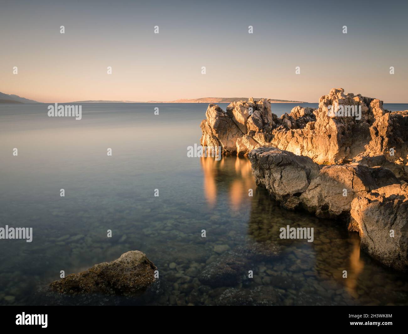 Rocks at Suha Punta on the island of Rab Croatia Stock Photo - Alamy