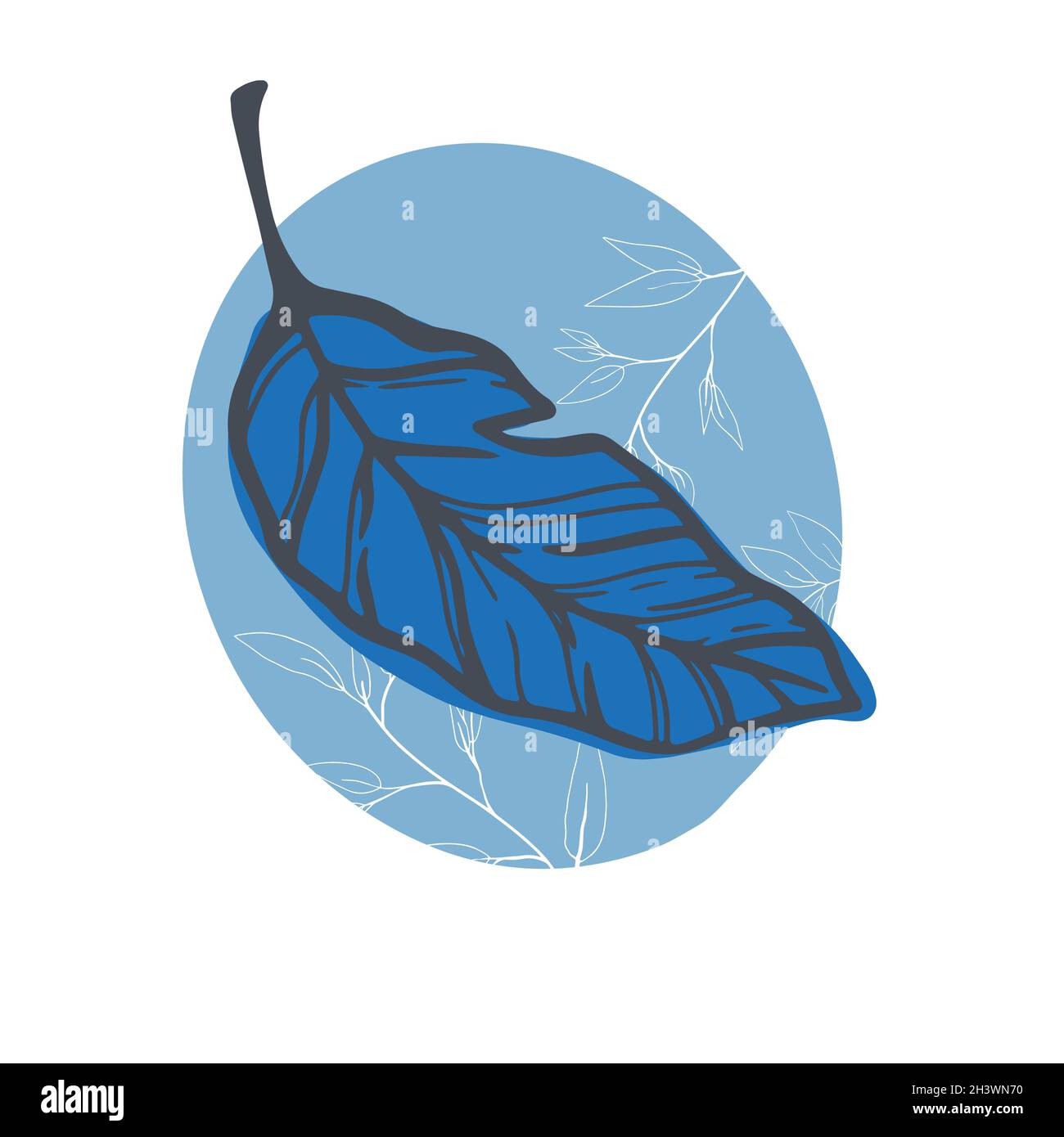 Minimalist posters with floral composision of decorative elements, hand ...