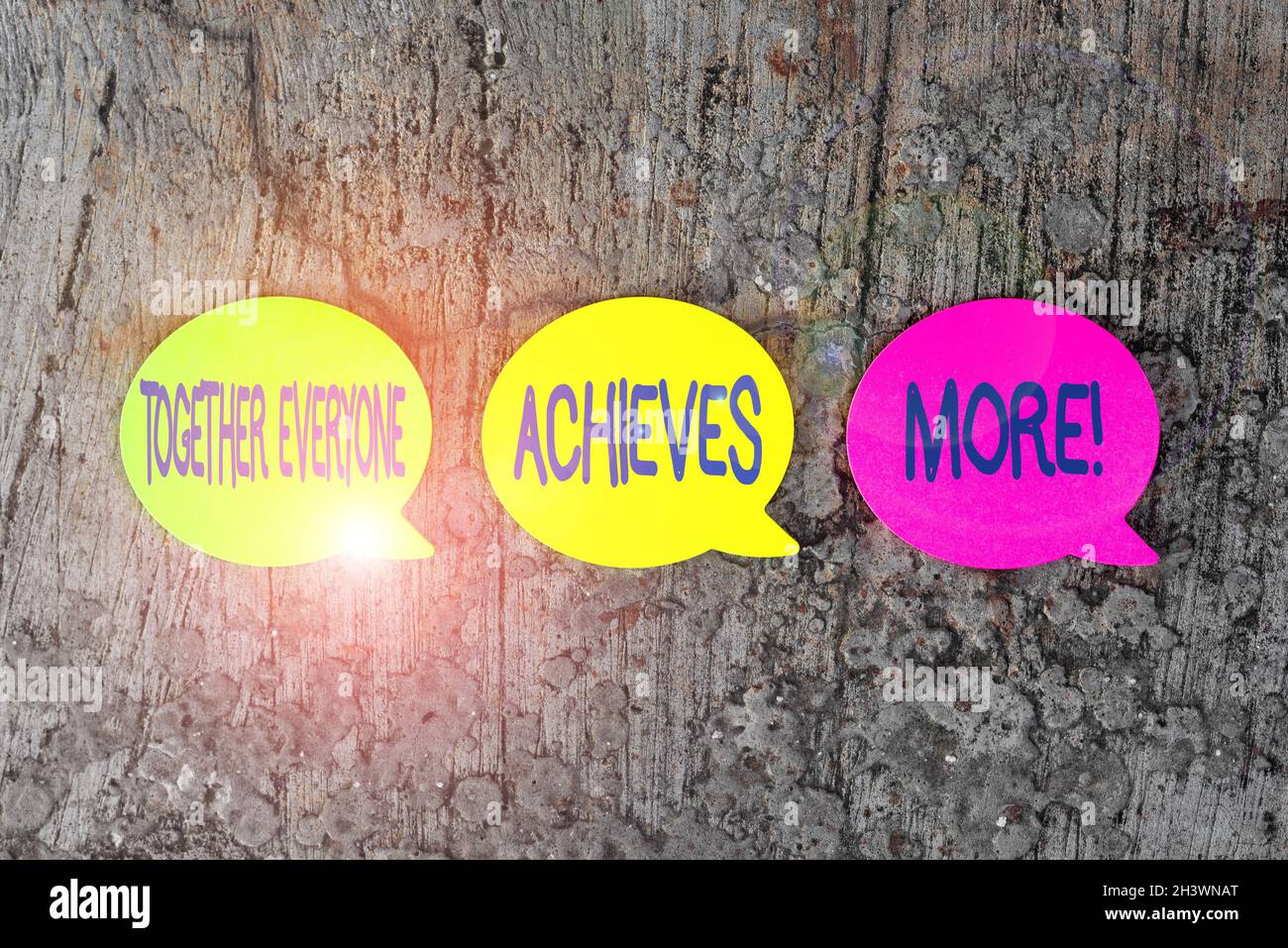 Inspiration showing sign Together Everyone Achieves More. Concept ...