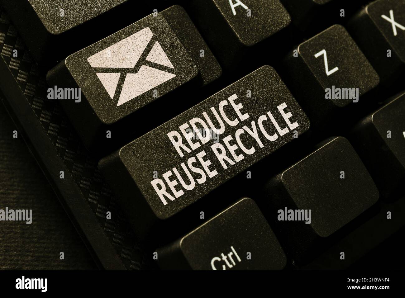 Hand writing sign Reduce Reuse Recycle. Word for ...