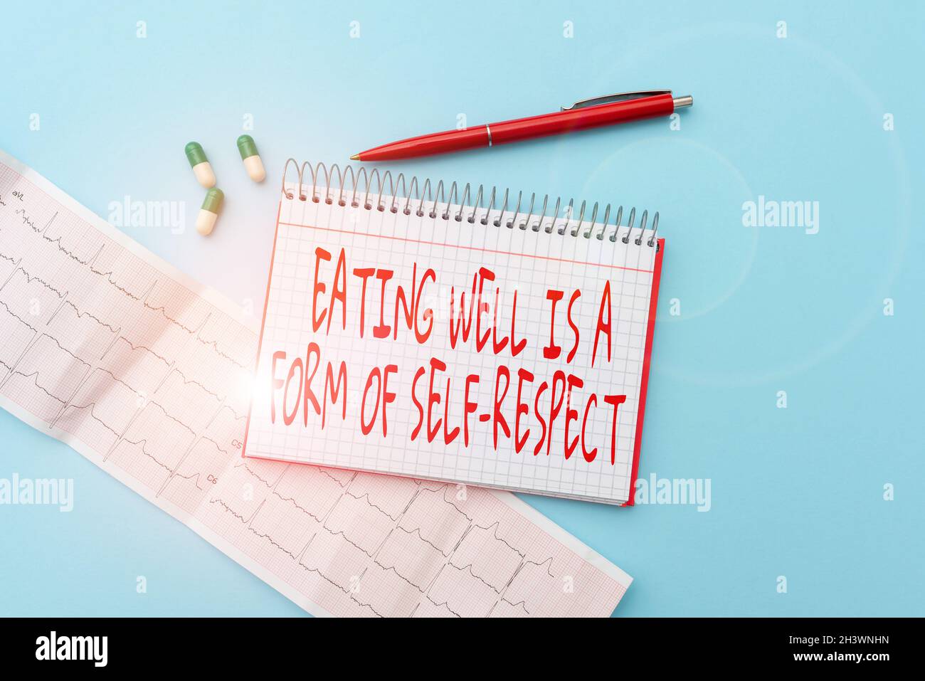 Inspiration showing sign Eating Well Is A Form Of Self Respect ...