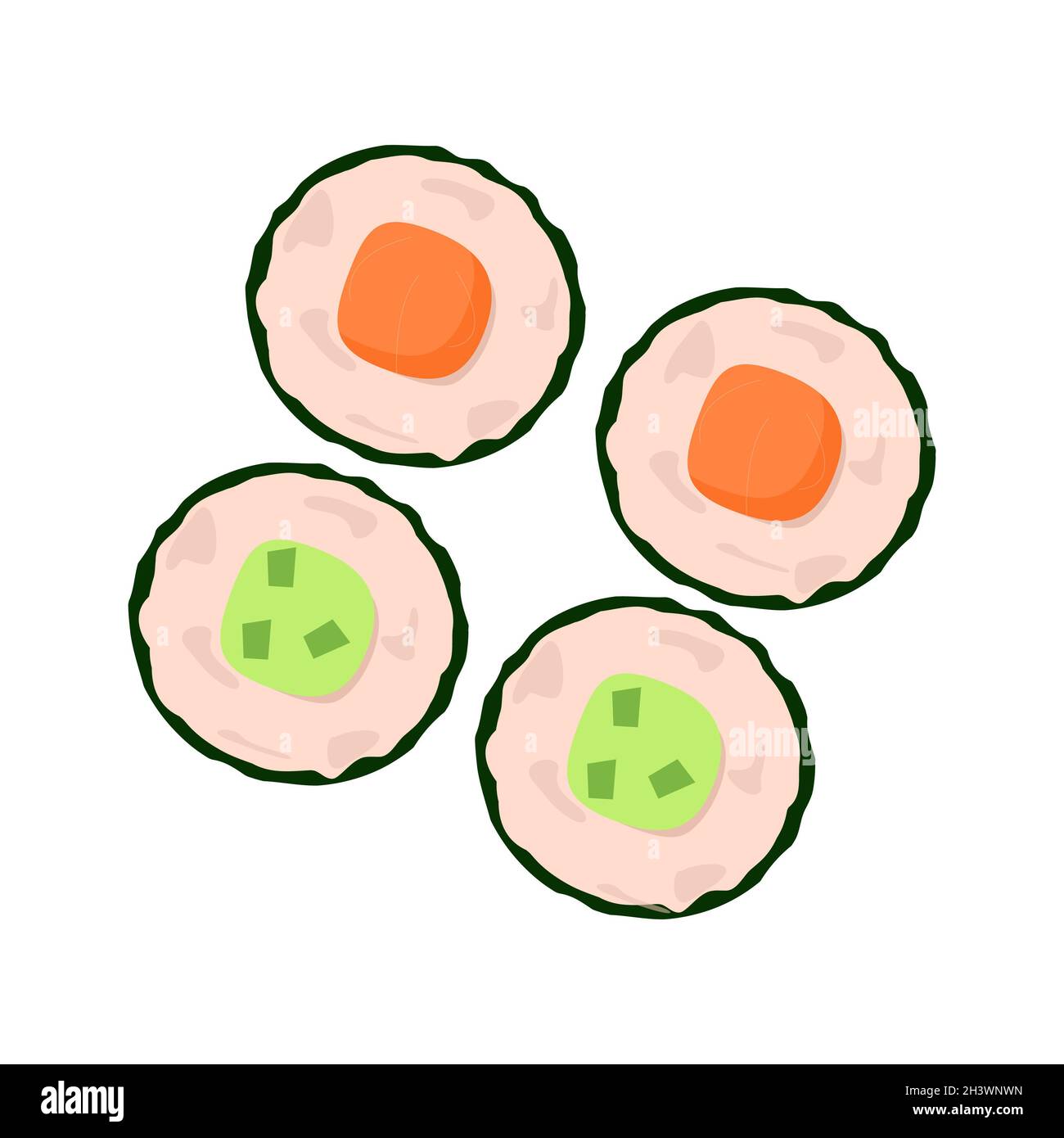 Tuna dish cartoon Cut Out Stock Images & Pictures - Alamy