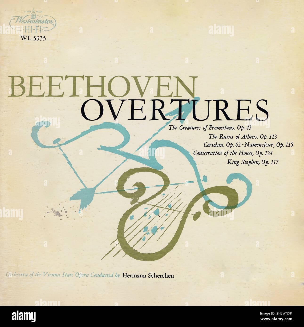 Beethoven Overtures - Scherchen Westminster - Classical Music Vintage ...
