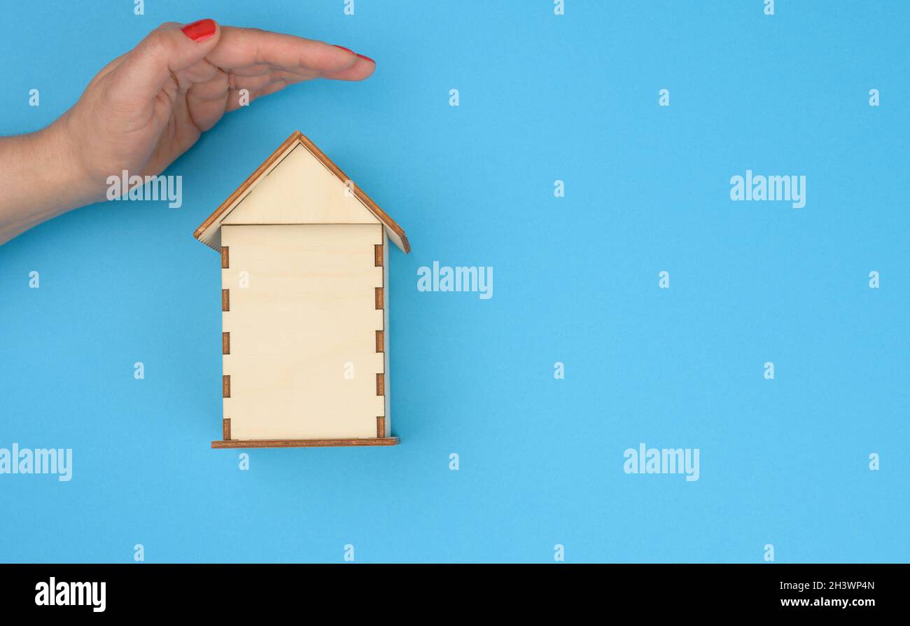 Insurance on female hand hi-res stock photography and images - Alamy