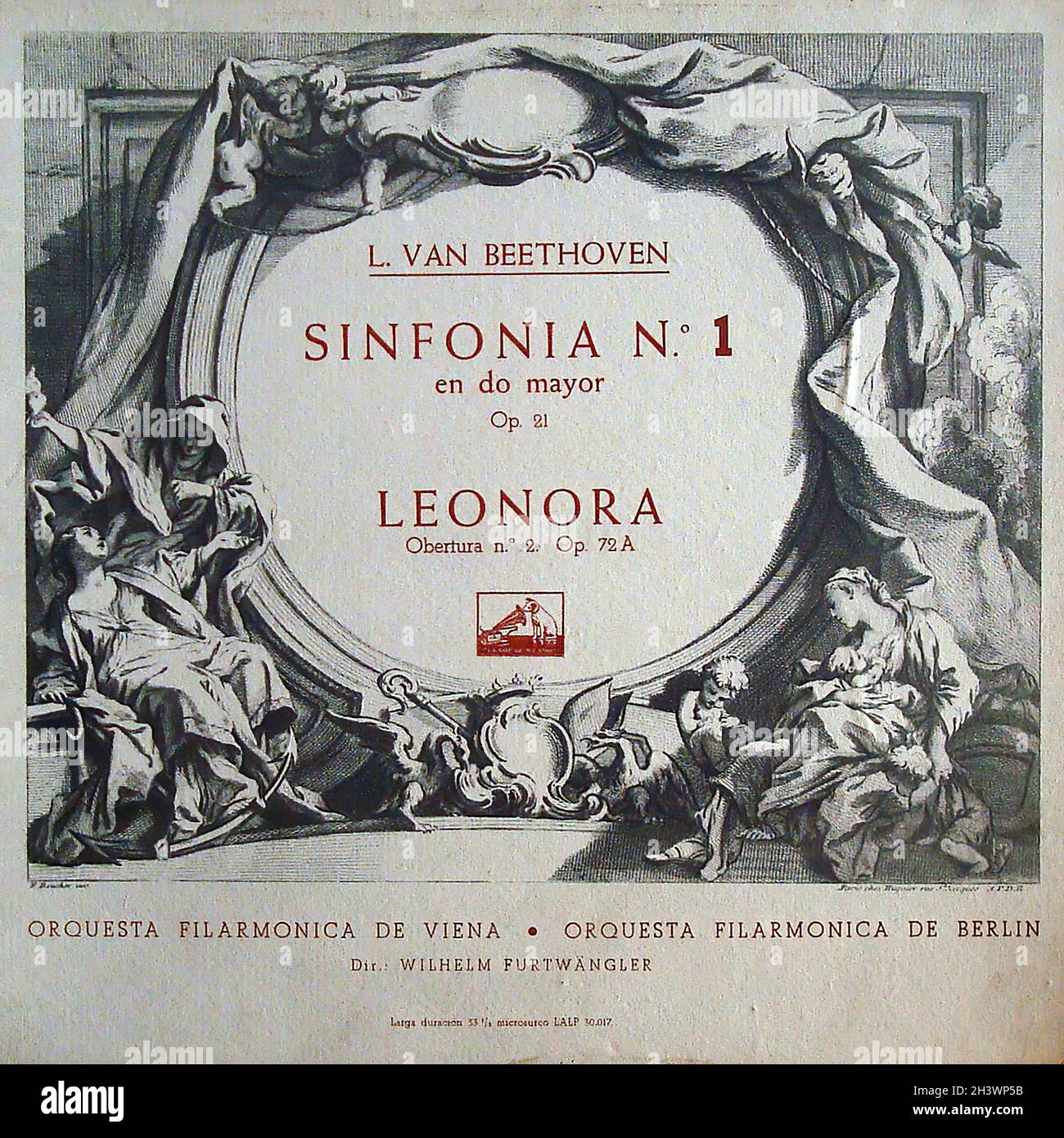 Beethoven Symphony 1 - Furtwangler HMV - Classical Music Vintage Vinyl ...