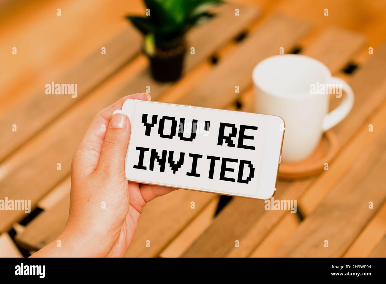 Text caption presenting You Re Invited. Business showcase make a polite ... Text caption presenting You Re Invited. Business showcase make a polite ...