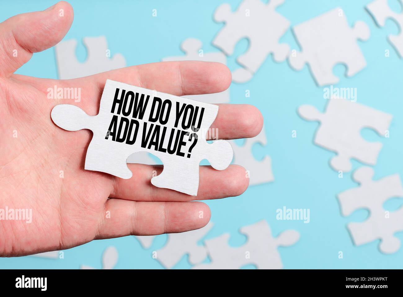 Sign displaying How Do You Add Value Question. Word Written on improve ...