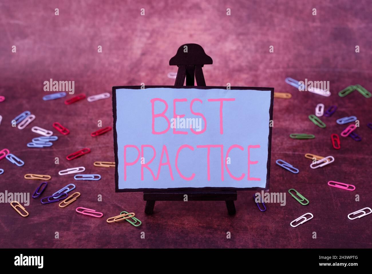 Text caption presenting Best Practice. Word for commercial procedures ...