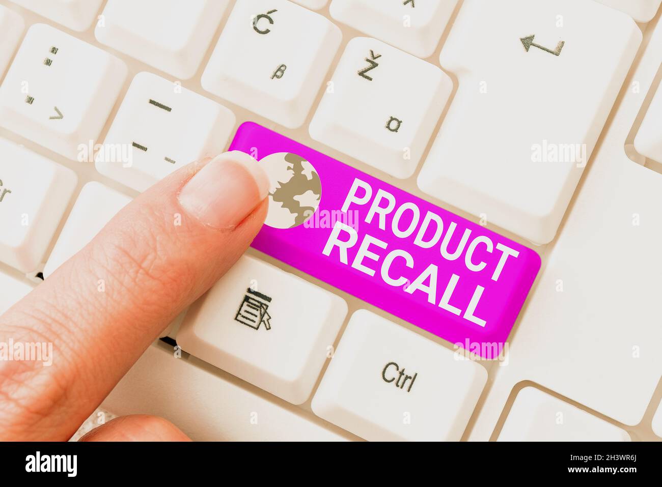 Writing displaying text Product Recall. Concept meaning Request by a ... Writing displaying text Product Recall. Concept meaning Request by a ...